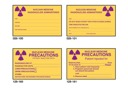 Nuclear Medicine Labels – Global Medical Solutions - Nuclear Supplies